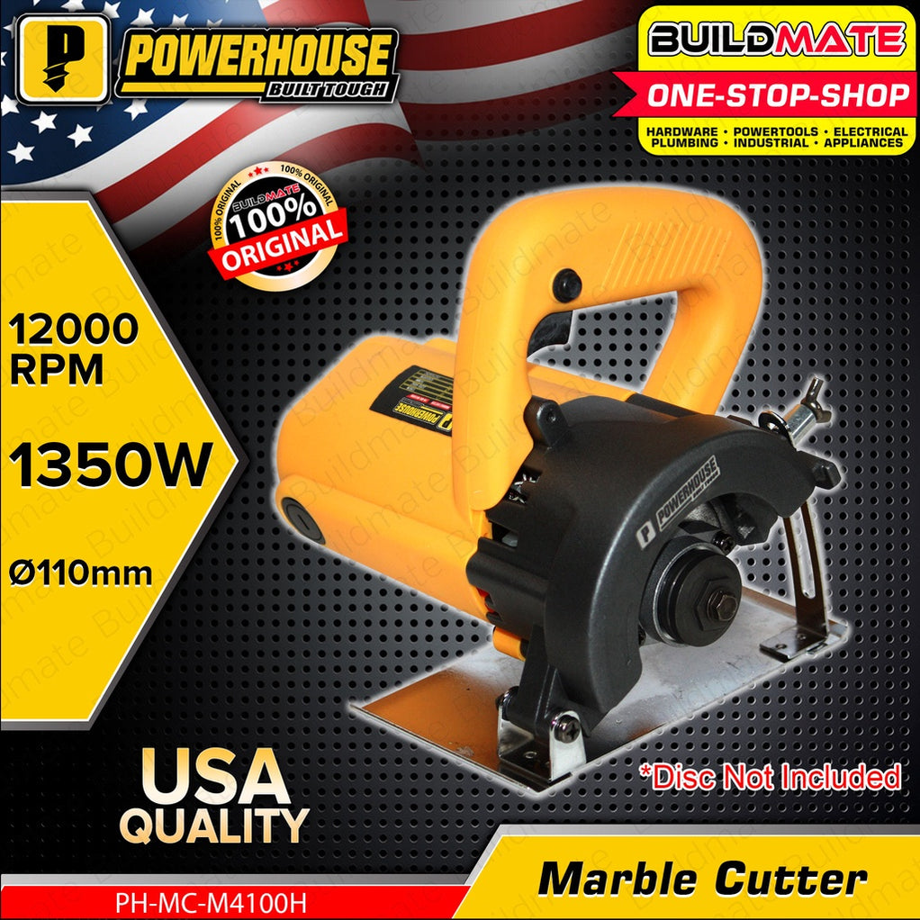 BUILDMATE Powerhouse USA Marble Cutter 110mm 1200W Marble Tile Cutter ...