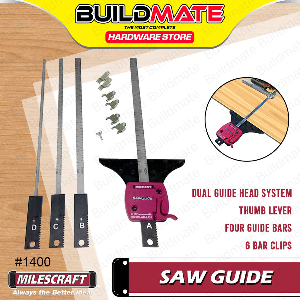 MILESCRAFT Saw Guide #1400 •BUILDMATE• — Buildmate