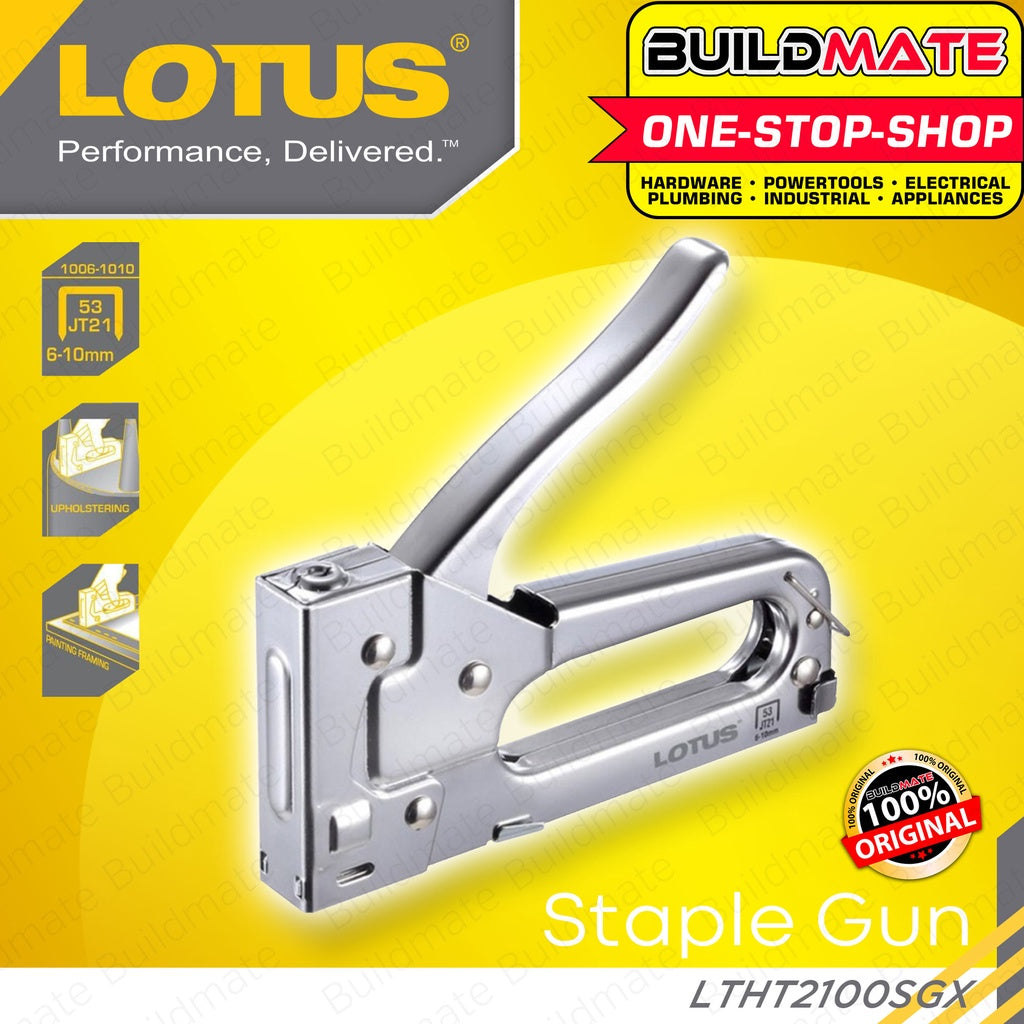 LOTUS Steel Staple Gun LD TR32 LTHT2100SGX •BUILDMATE•" — Buildmate