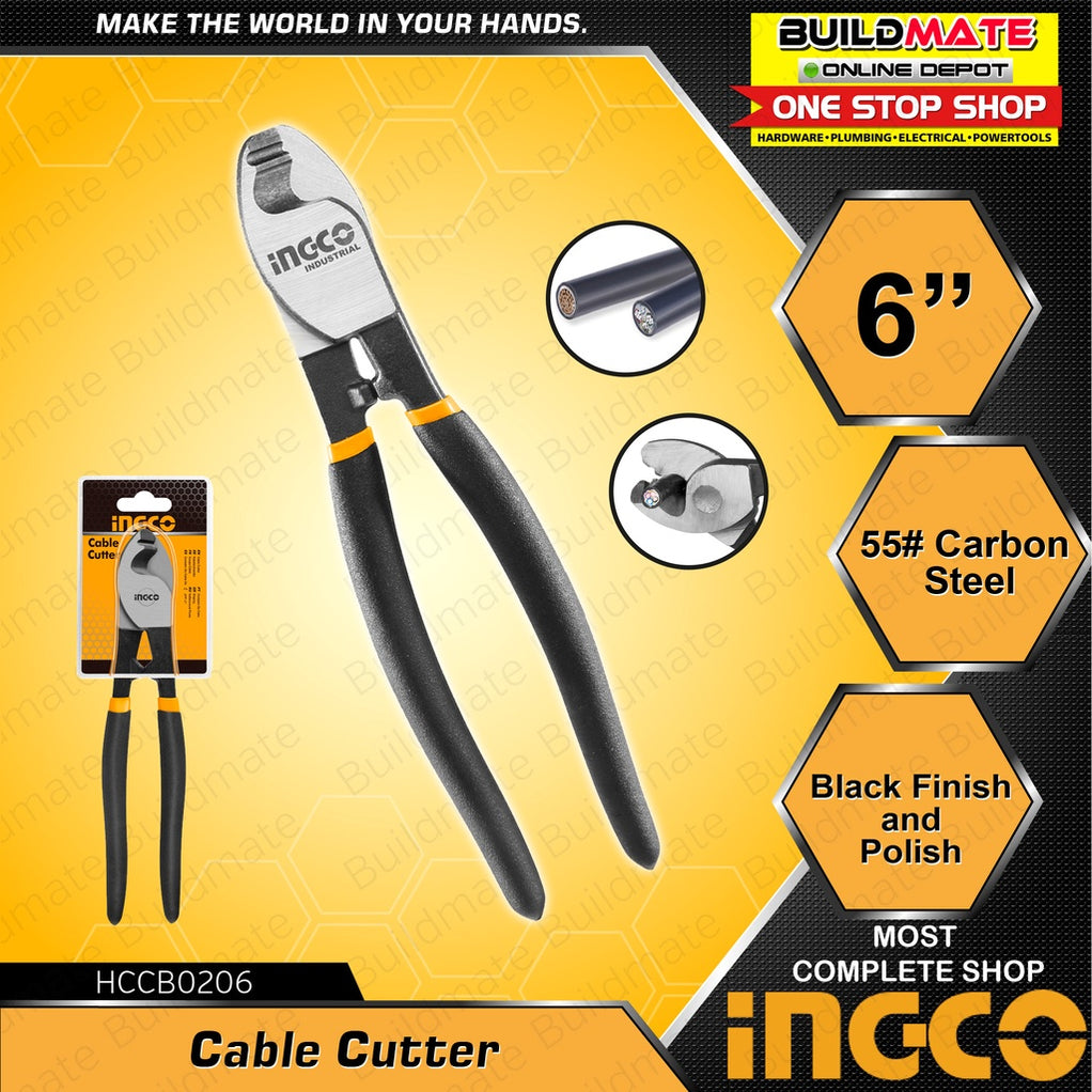 INGCO Cable Cutter 6" 120mm HCCB0206 •BUILDMATE• IHT — Buildmate