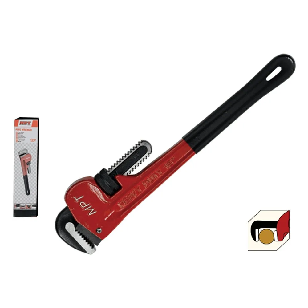 MPT 12"-36" inches Pipe Wrench HT •MOST PROFESSIONAL TOOLS • — Buildmate