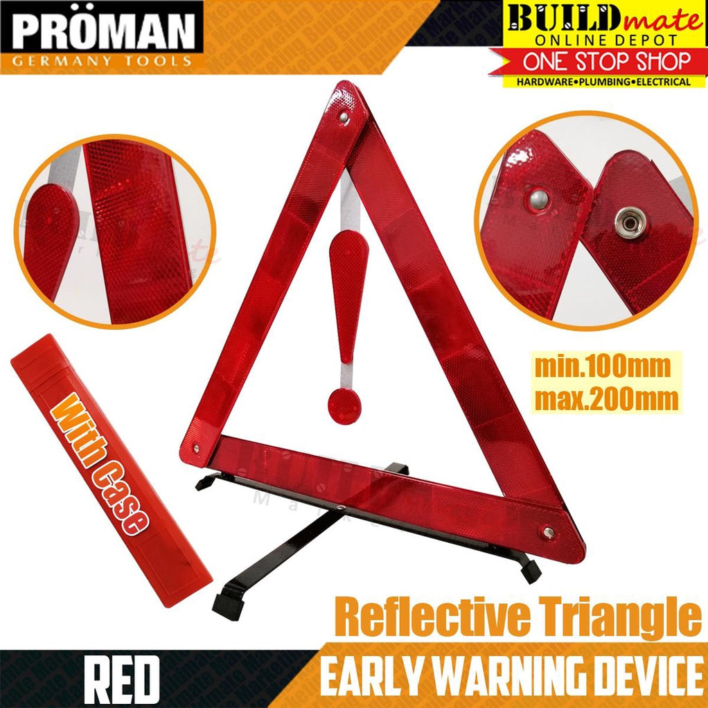 PROMAN | SHIMARU Safety Car Reflective Early Warning Device Triangle E ...