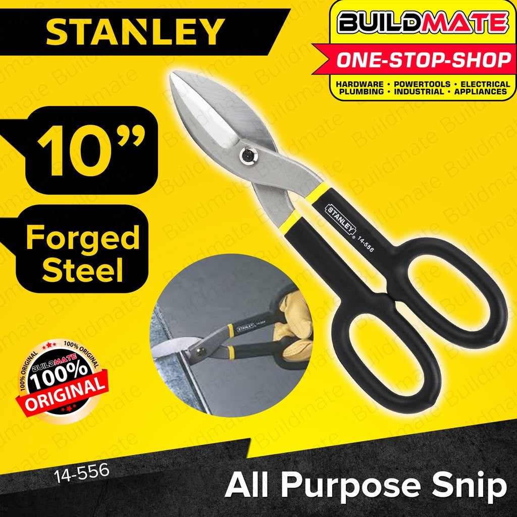 STANLEY MaxSteel All Purpose Tin Snip 10” 254mm / 12” 305mm •BUILDMATE ...