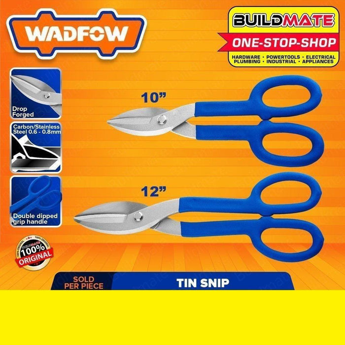 WADFOW Tin Snip 10" Inch | 12" Inch Straight Pattern Tin Snips Metal C ...