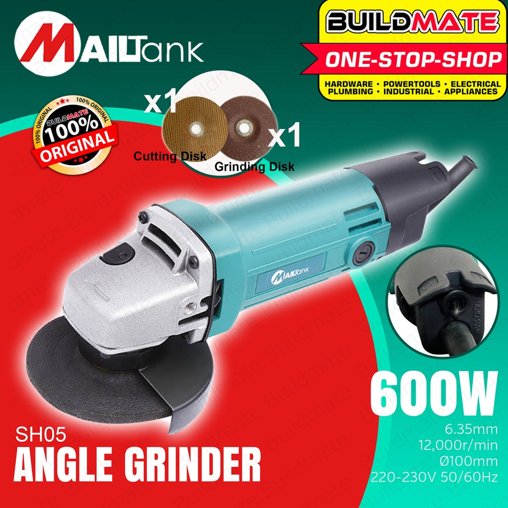 MAILTANK Angle Grinder 600W 100mm Cutting Grinder Electric Grinder Pol ...
