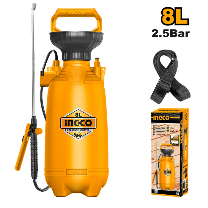 BUILDMATE Ingco Water Sprayer 5L/8L Handheld Garden Misting Spray Pres ...