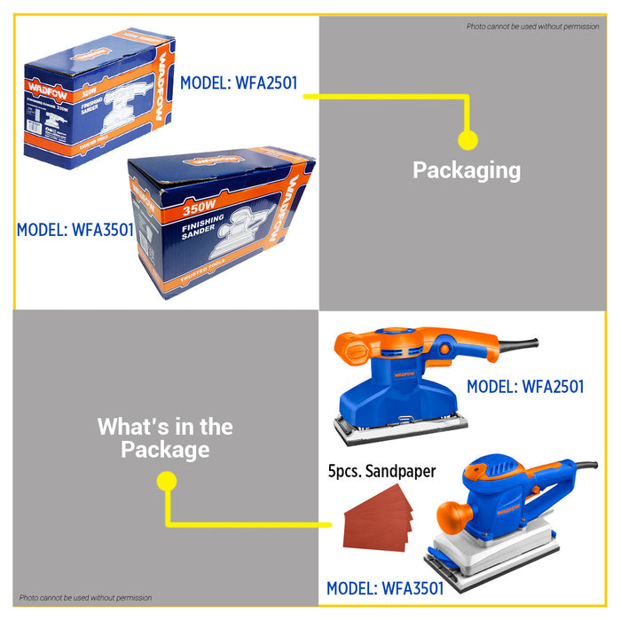 BUILDMATE Wadfow Finishing Sander 320W / 350W Detail Electric Polishin ...