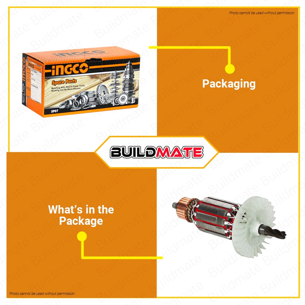 INGCO Rotor Replacement Part Spare Part for Rotary Hammer Rotor Power ...