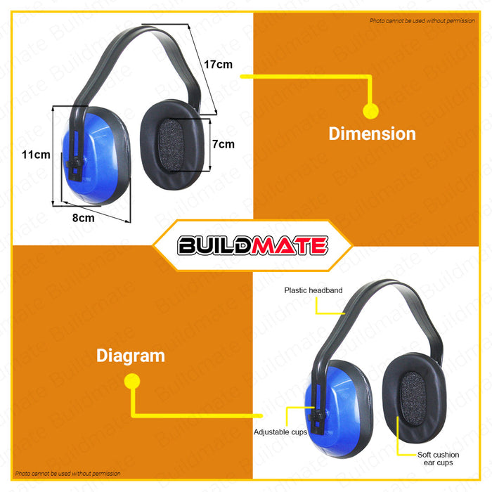 Ear Protection Adjustable Safety Ear Muff Protector For Gun Hunting ...