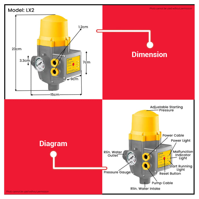 Lotus Auto Pump Controller LX1 | LX2 LPUMP — Buildmate