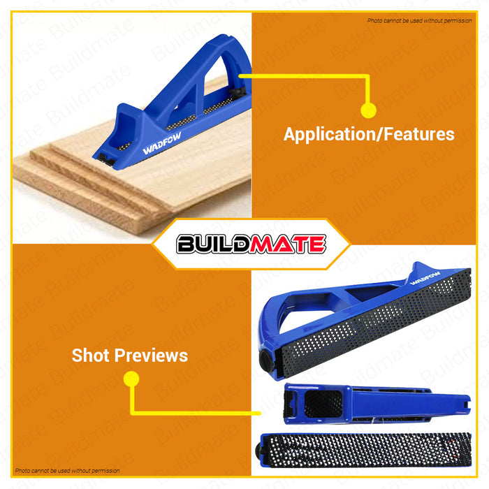 BUILDMATE Wadfow Wood Block Plane 250MM Hand Planer Block Woodworking ...