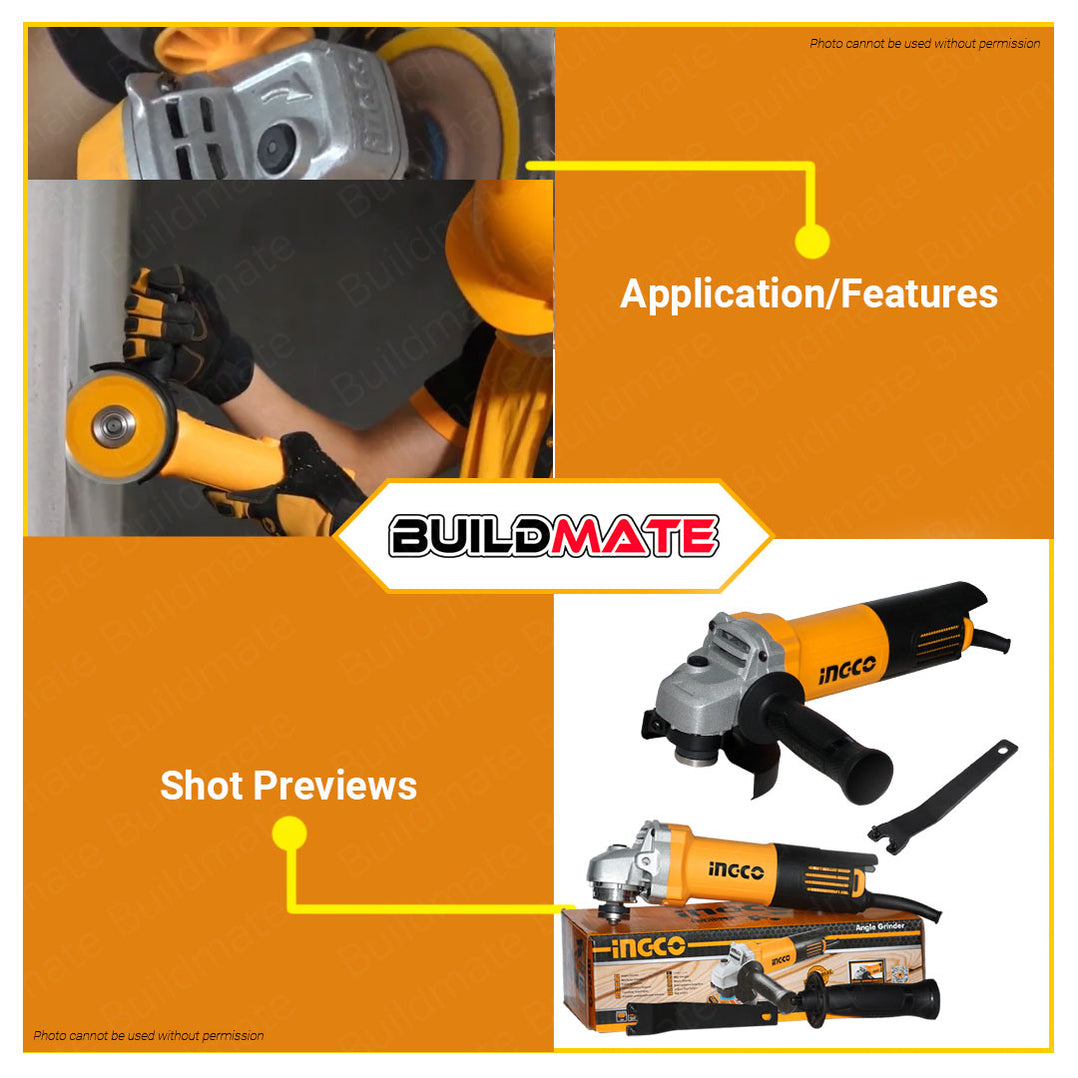 [NEW] INGCO Industrial Angle Grinder 700W Electric Grinder Cutting Mac ...