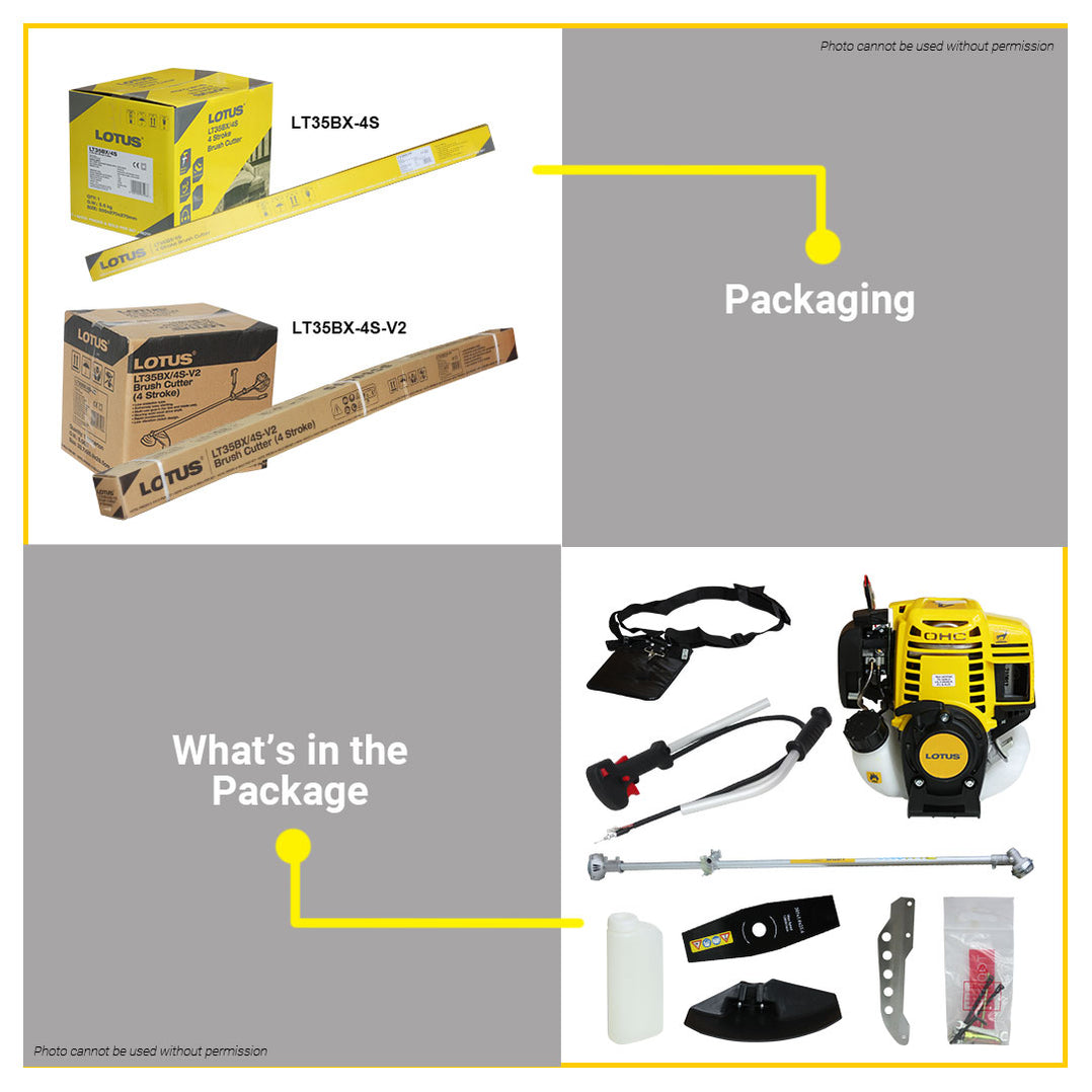 [2 BOX] LOTUS Brush Cutter Grass 2 Stroke | 4 Stroke [SOLD PER SET] LT ...