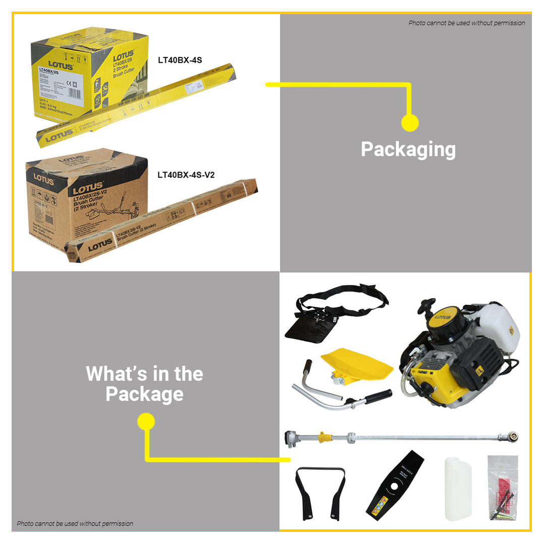 [2 BOX] LOTUS Brush Cutter Grass 2 Stroke | 4 Stroke [SOLD PER SET] LT ...