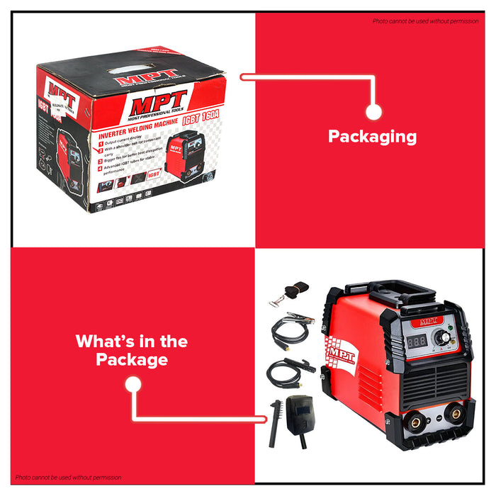 MPT 160A Inverter Welding Machine MMA1605 PT • MOST PROFESSIONAL TOOLS ...