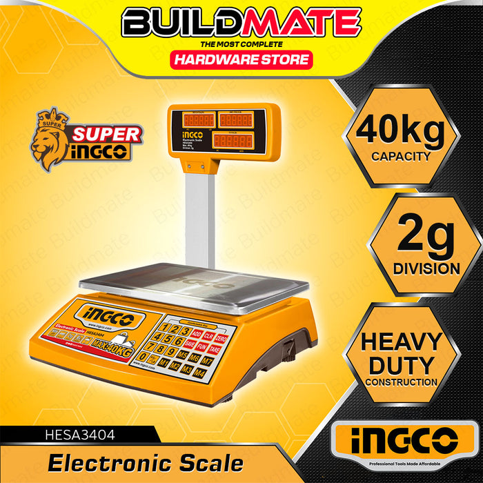 INGCO Electronic Weighing Scale 40kg HESA3404 100% ORIGINAL / AUTHENTI ...