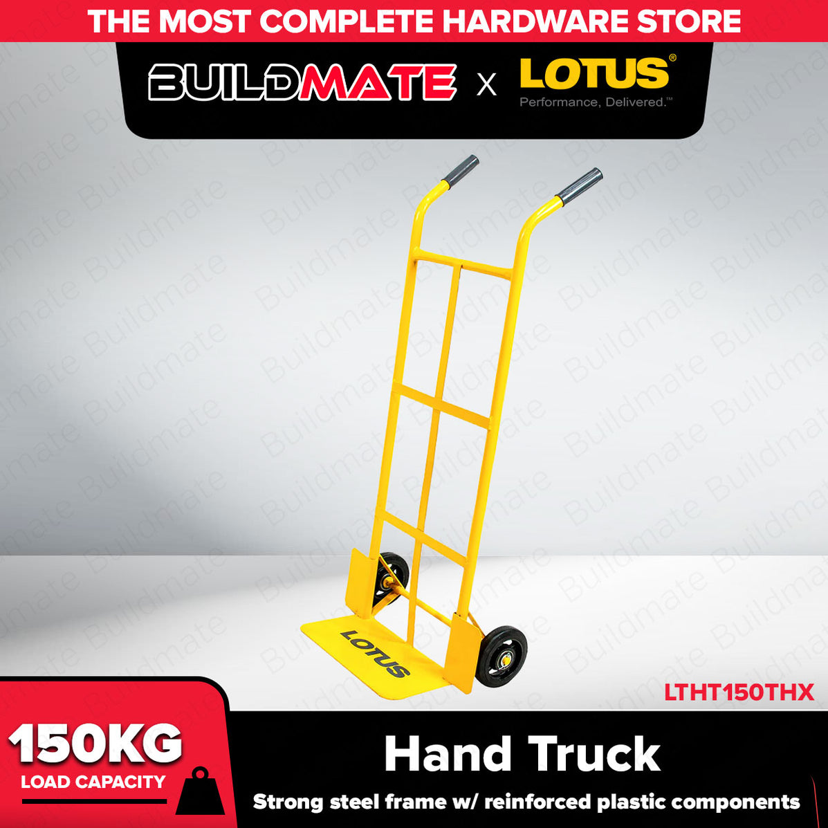 LOTUS 150kg Hand Truck Trolley Push Cart LTHT150THX LHT — Buildmate