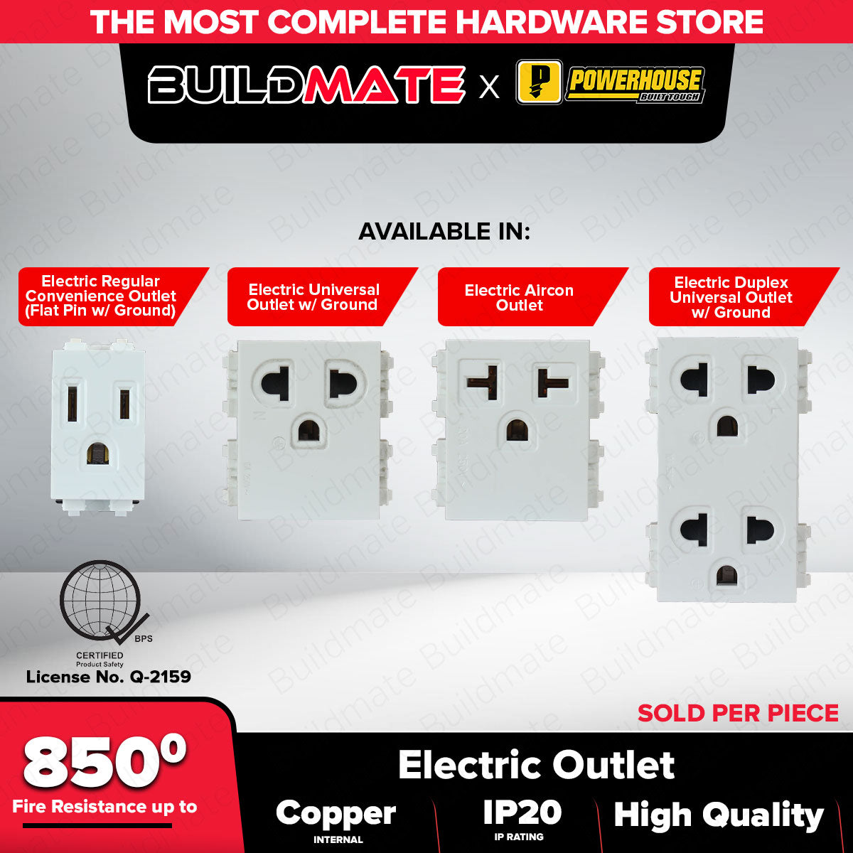 PowerHouse Outlet 250V, 16A / 20A Regular Convenience / Universal / Ai ...