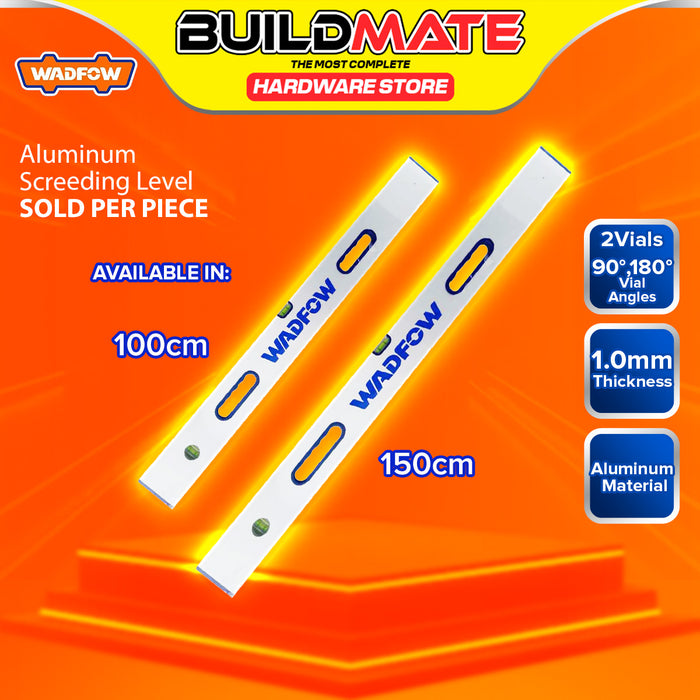 BUILDMATE Wadfow Aluminum Screeding Level 100cm / 150cm Straight Edges ...