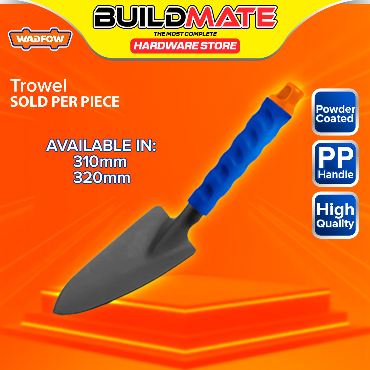 BUILDMATE Wadfow Trowel 310mm / 320mm Hand Shovel Garden Scoop Potting ...