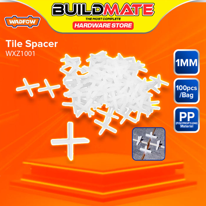 BUILDMATE Wadfow 100PCS/BAG Tile Spacer 1mm-4mm Grout Line Tiling Gap ...