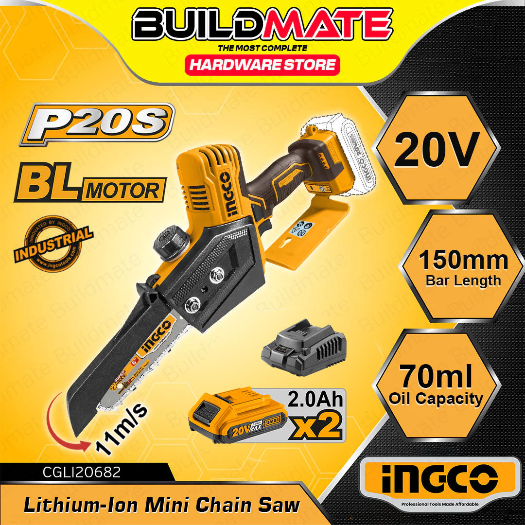 BUILDMATE Ingco Li-Ion Mini Saw 20v CGSLI20682 - ICPT — Buildmate