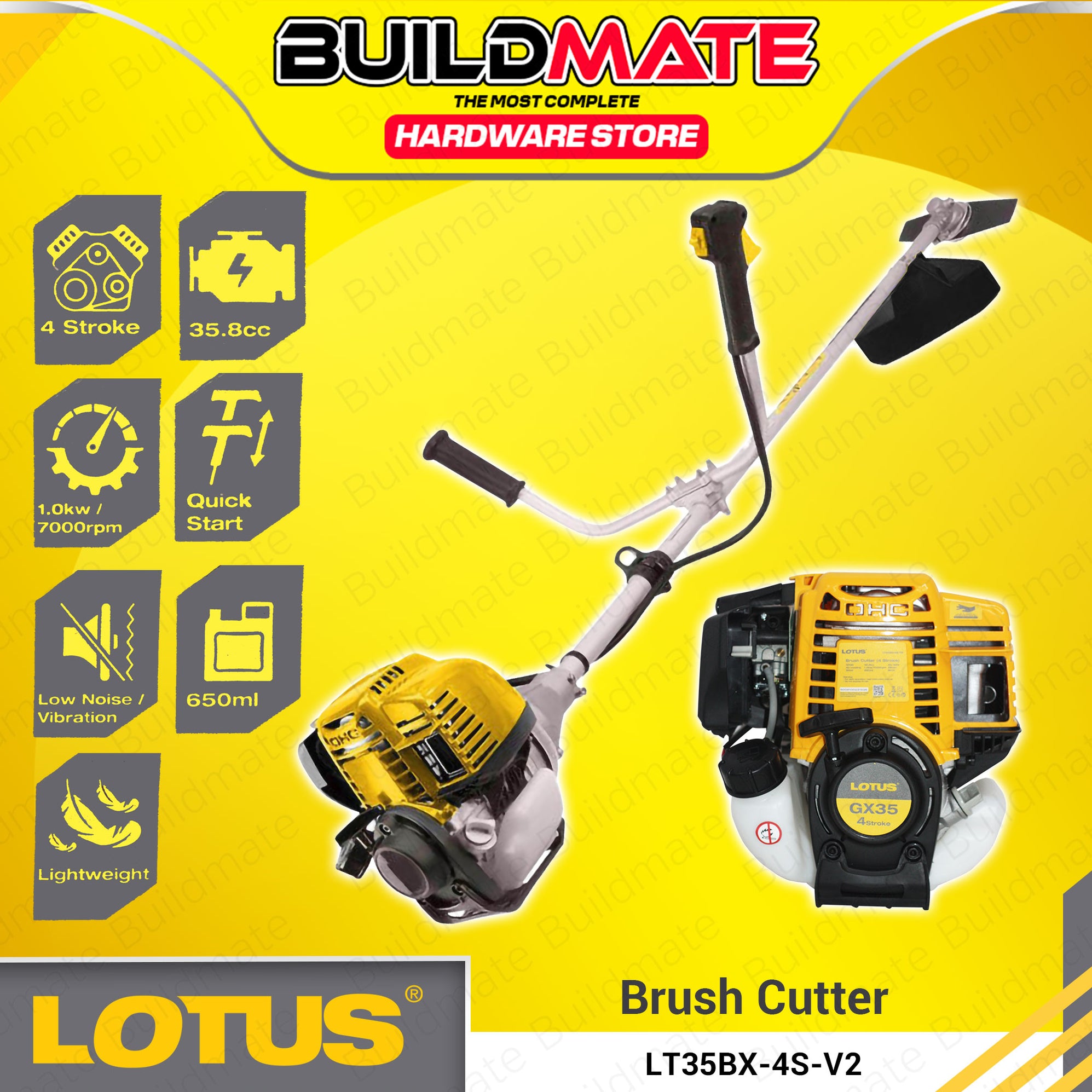 [2 BOX] LOTUS Brush Cutter Grass 2 Stroke | 4 Stroke [SOLD PER SET] LT ...