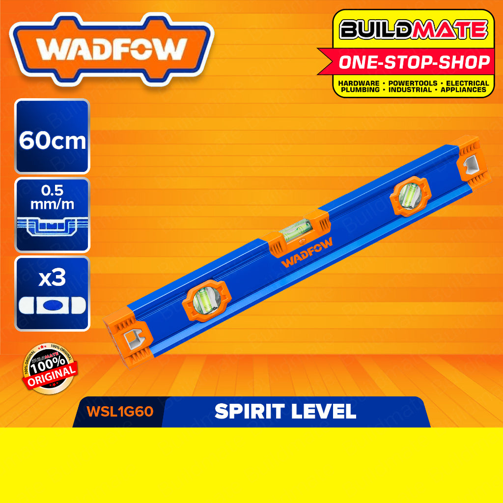 WADFOW Spirit Level 80cm Double Side Milled Spirit Leveler Bubble Leve ...