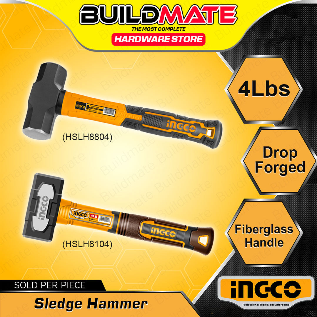 INGCO Sledge Hammer 4LB HSLH8804 •BUILDMATE• IHT — Buildmate