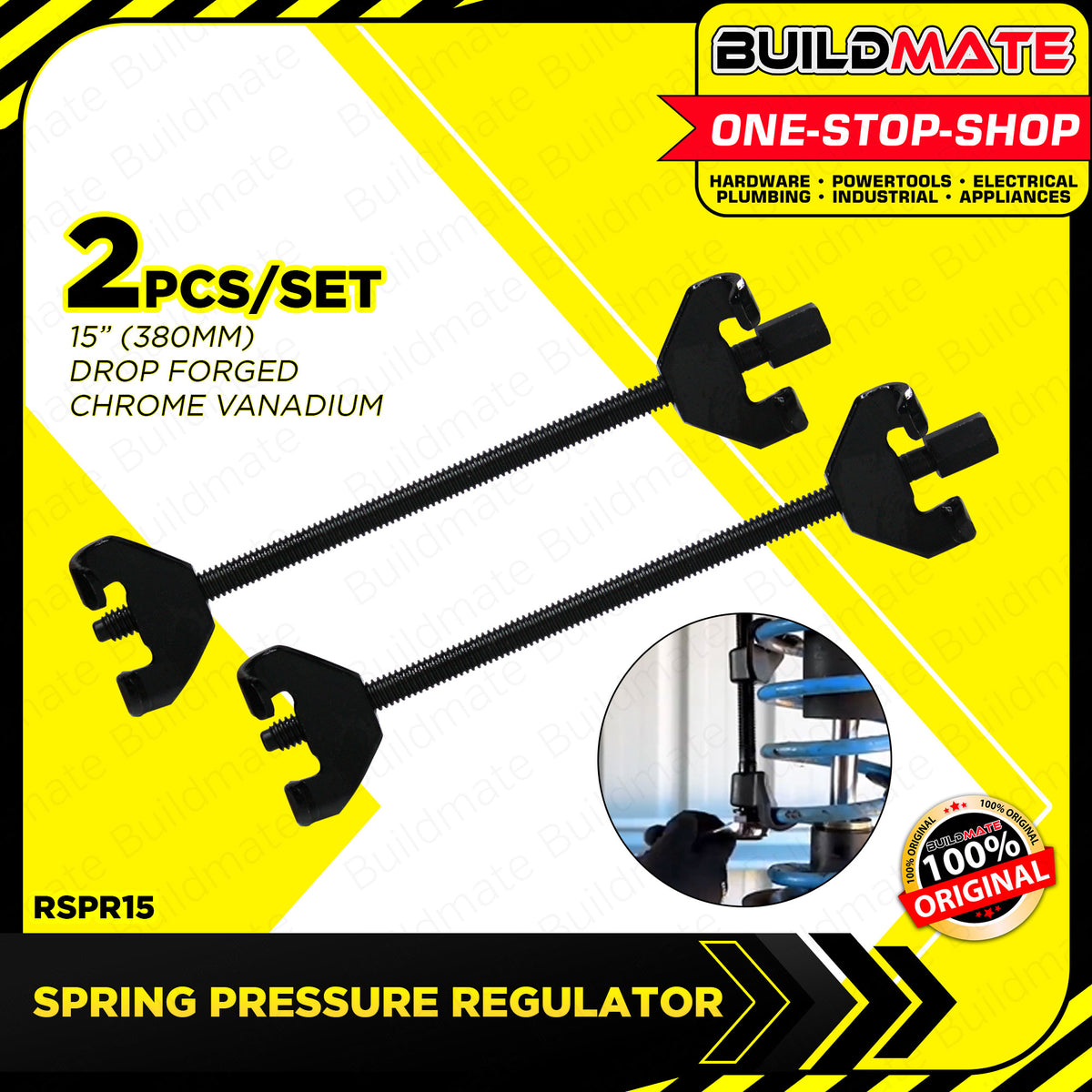 RAIJIN 2pcs/Set Spring Pressure Regulator 15 Inch 380MM Heavy Duty Spr ...
