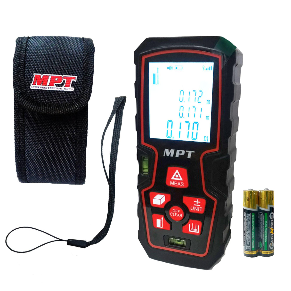 MPT 50M - 100M Laser Distance Meter PT • MOST PROFESSIONAL TOOLS ...