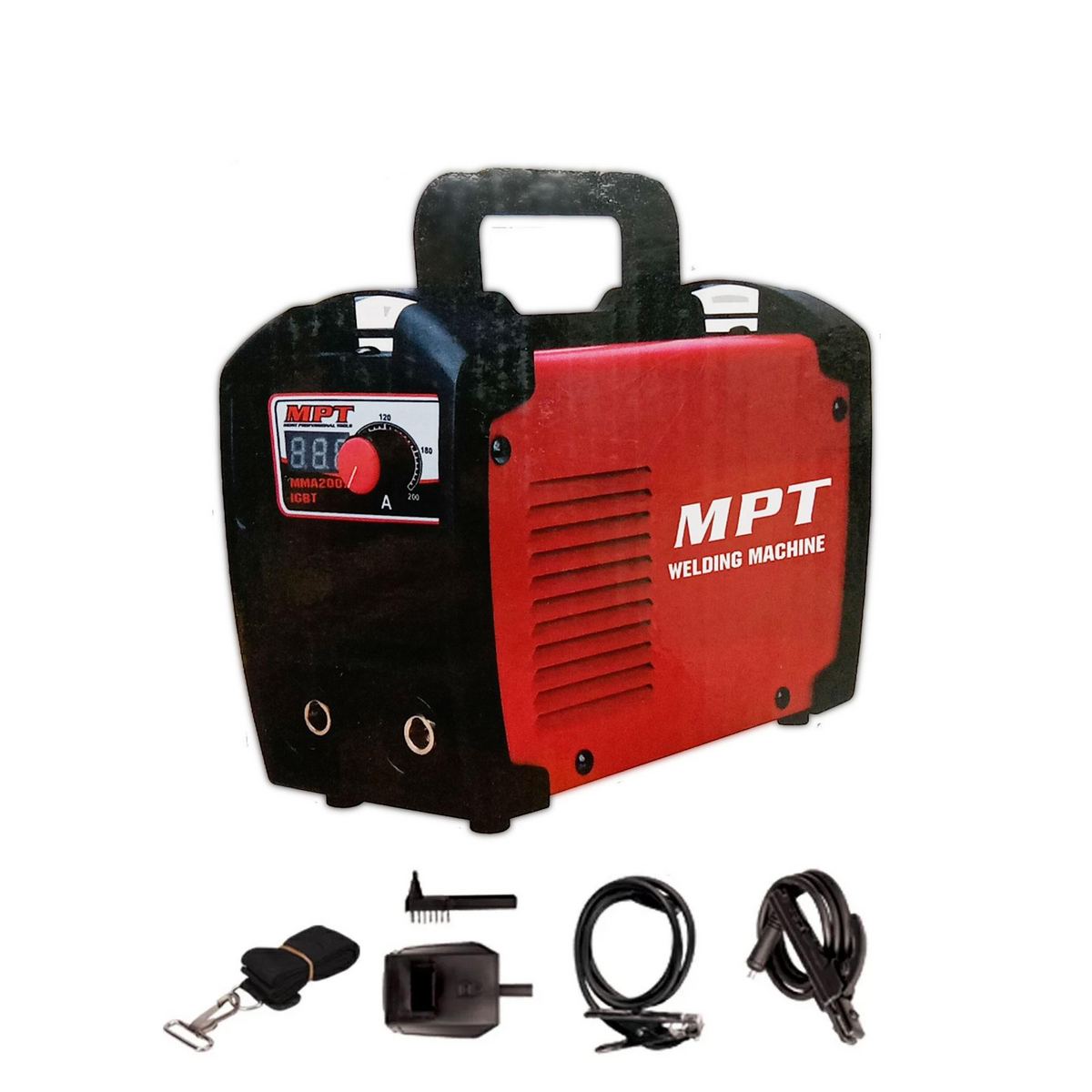 MPT MMA 200A Portable Welding Machine Inverter IGBT ARC Welder with Ac ...