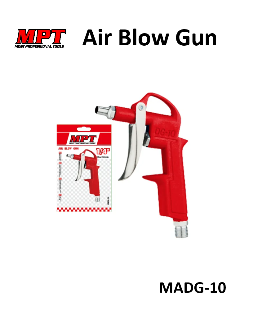 MPT 1/4" Air Blow Gun MADG10 Tools for Cleaning, Removing Debris and D ...