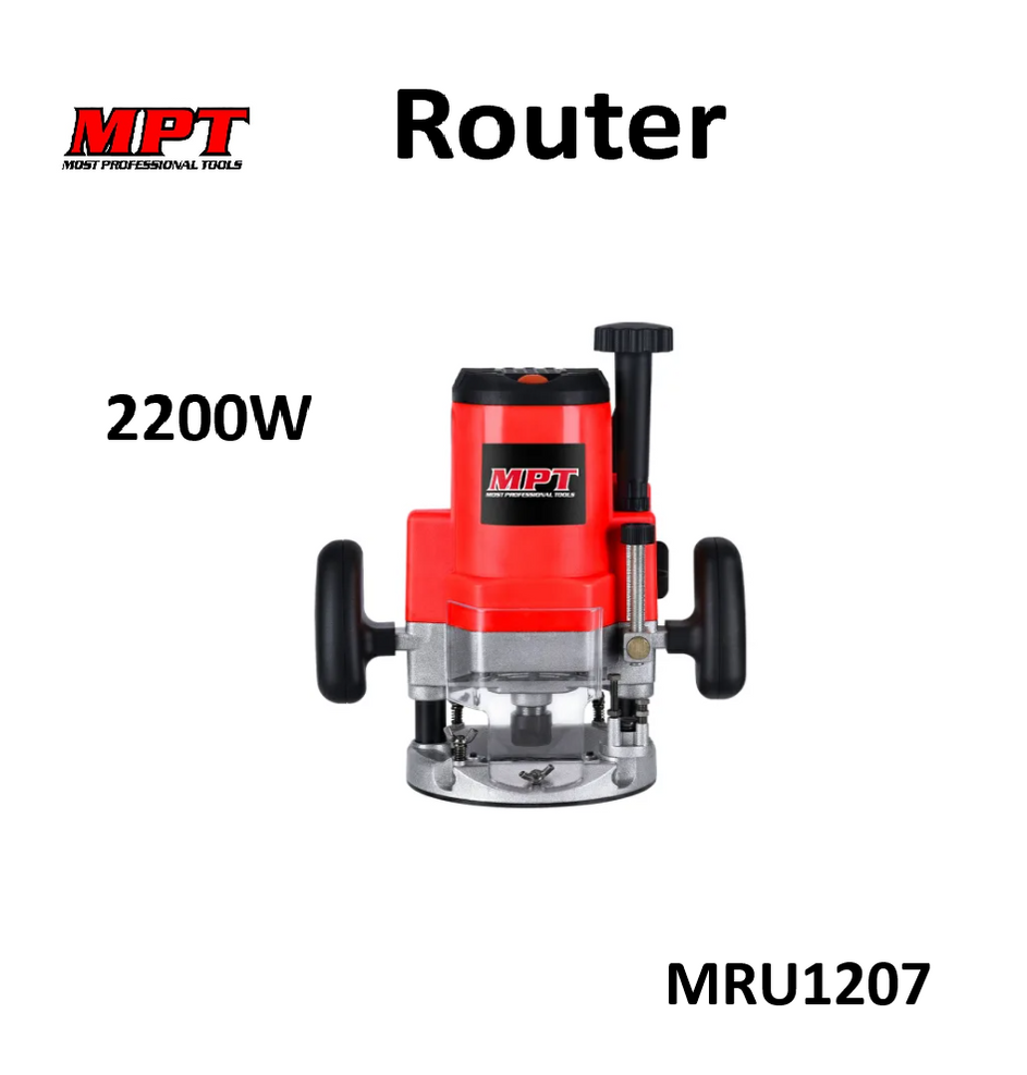 MPT 2200W Router MRU1207 PT • MOST PROFESSIONAL TOOLS • — Buildmate