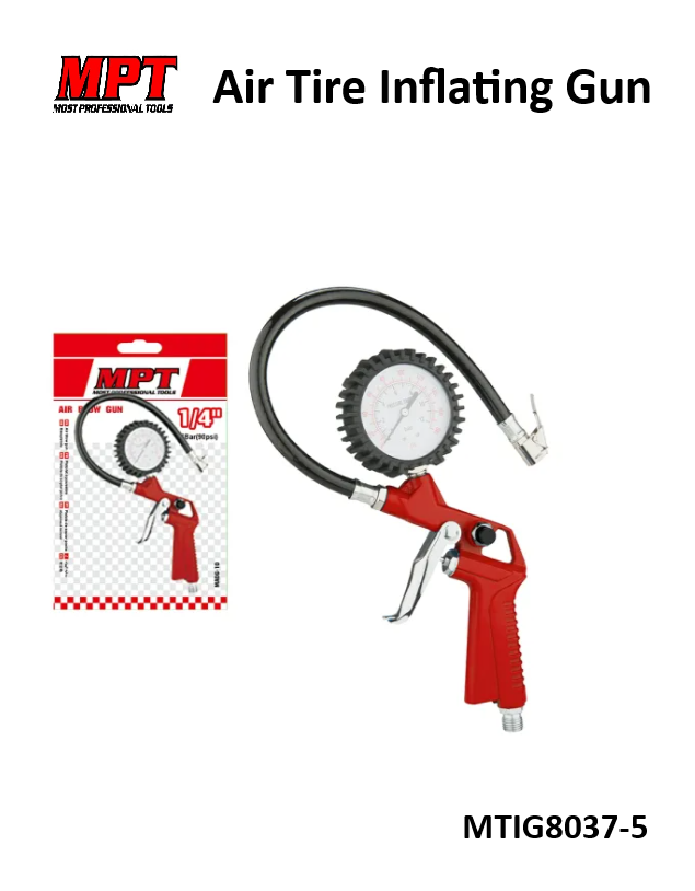 MPT 1/4" Air Tire Inflating Gun MTIG8037-5 PT • MOST PROFESSIONAL TOOL ...
