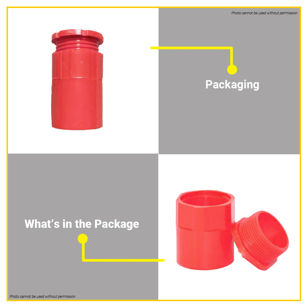 ALASCO 25mm Electrical PVC Pipe Connector 3/4" High Quality Conduit Fi ...