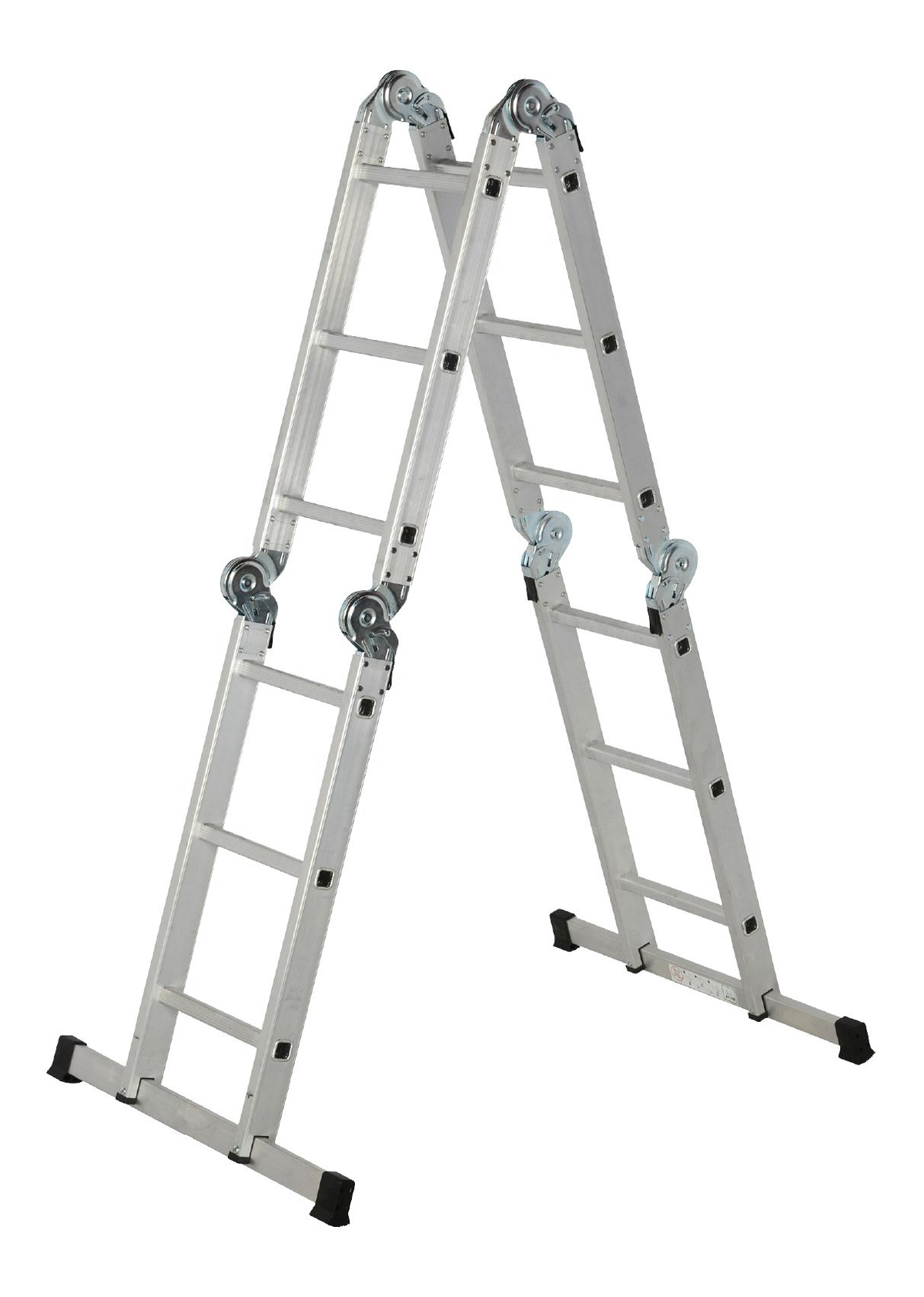 Buildmate x PowerHouse 20ft/24ft Aluminum Folding Ladder Multi-Purpose