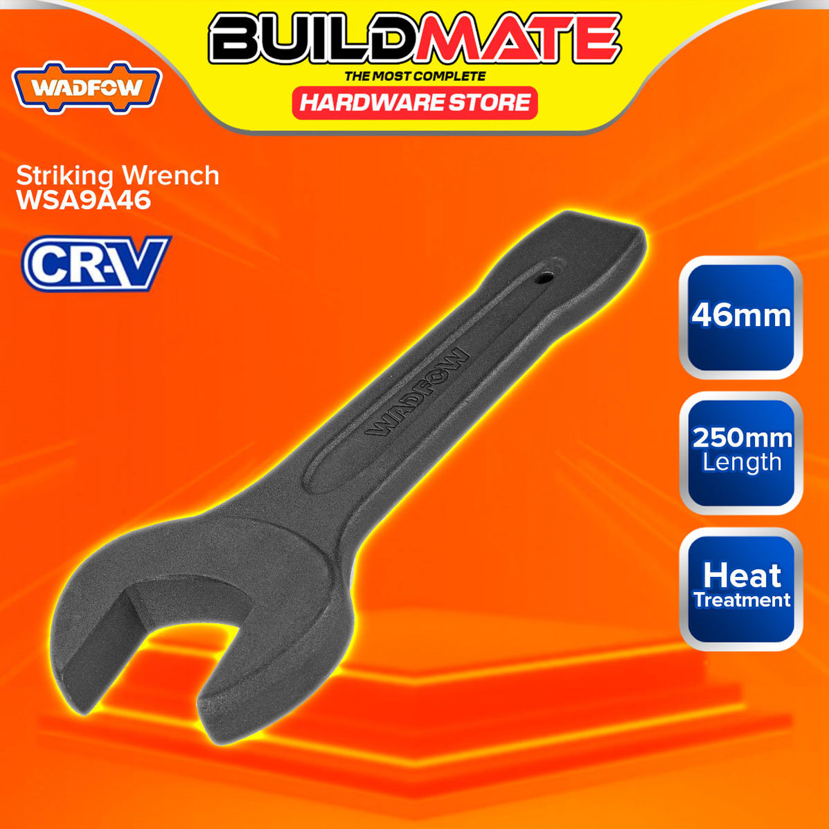 BUILDMATE Wadfow Striking Wrench 34MM - 65MM Heavy Duty Open End Slugg ...