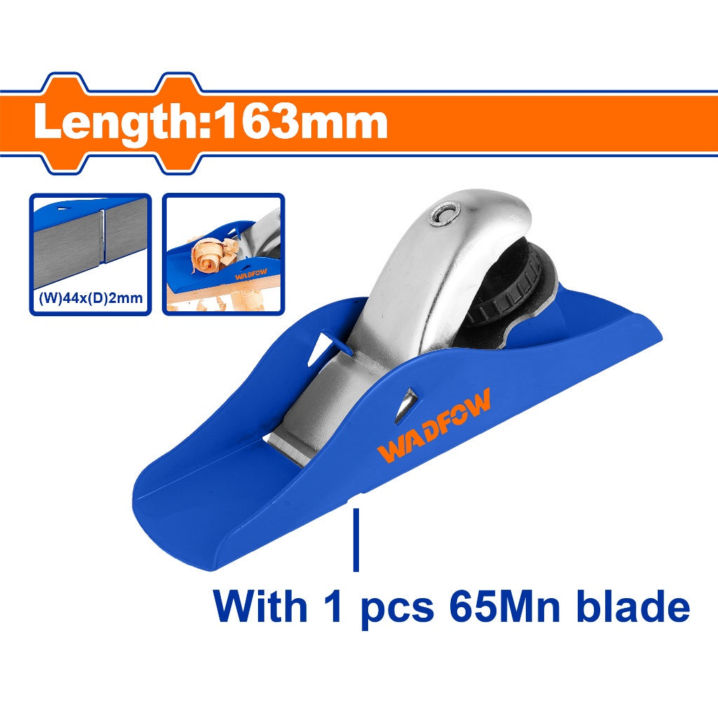 BUILDMATE Wadfow Iron Planer 163mm Wood Hand Planer Katam with Blade H ...