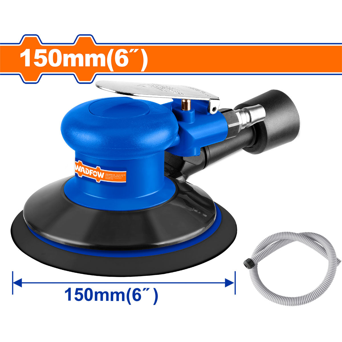 BUILDMATE Wadfow 6" Inch 150mm Air Sander with Side Exhaust WAT2505 ...