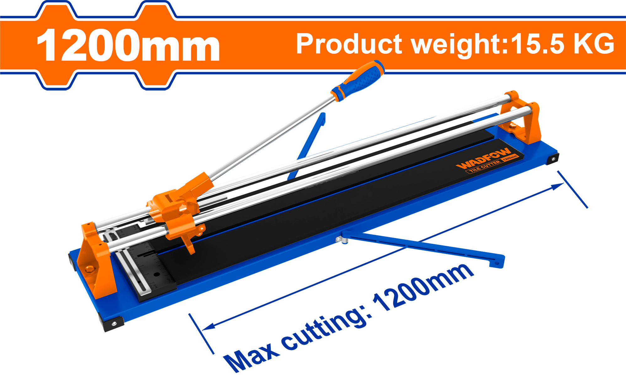 BUILDMATE Wadfow 800mm -1200mm Tile Cutter Beam Score Cutter Board Man ...