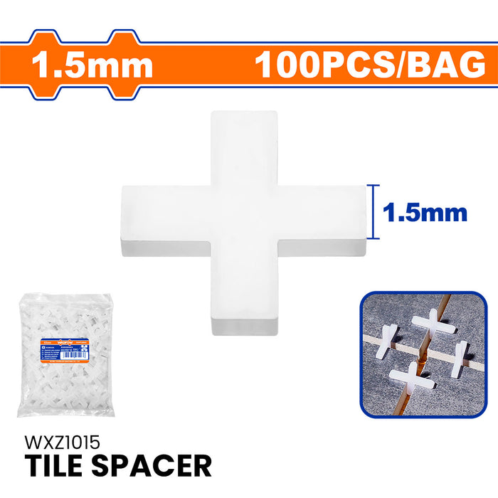 BUILDMATE Wadfow 100PCS/BAG Tile Spacer 1mm-4mm Grout Line Tiling Gap ...