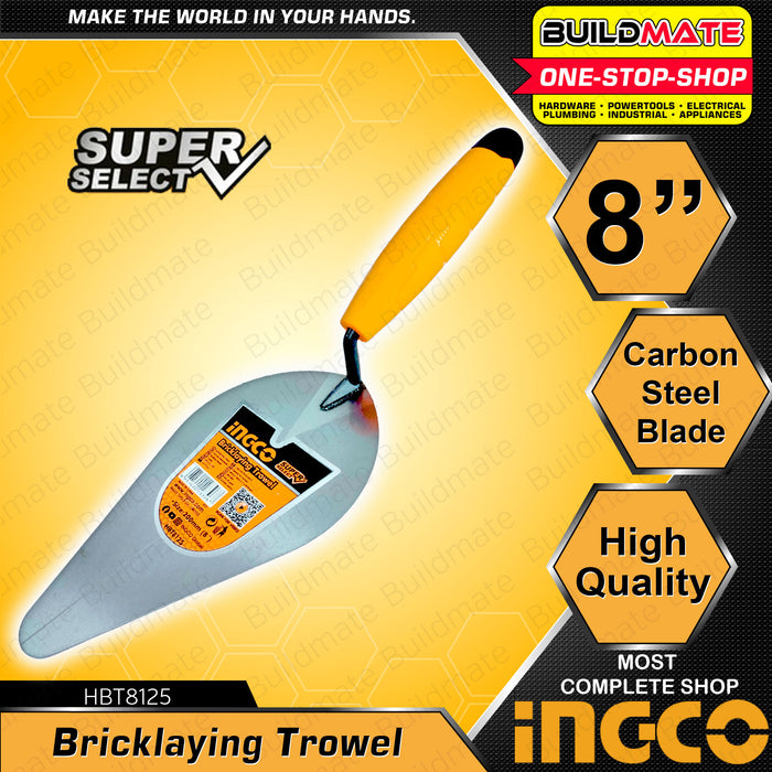 BUILDMATE Ingco Bricklaying Cement Trowel 6"-11" Inch Masonry Brick La ...