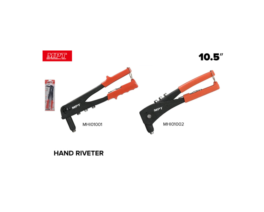 MPT 10.5" Hand Riveter Manual Pop Rivet Plier Fastening Tool for 2.4-4 ...