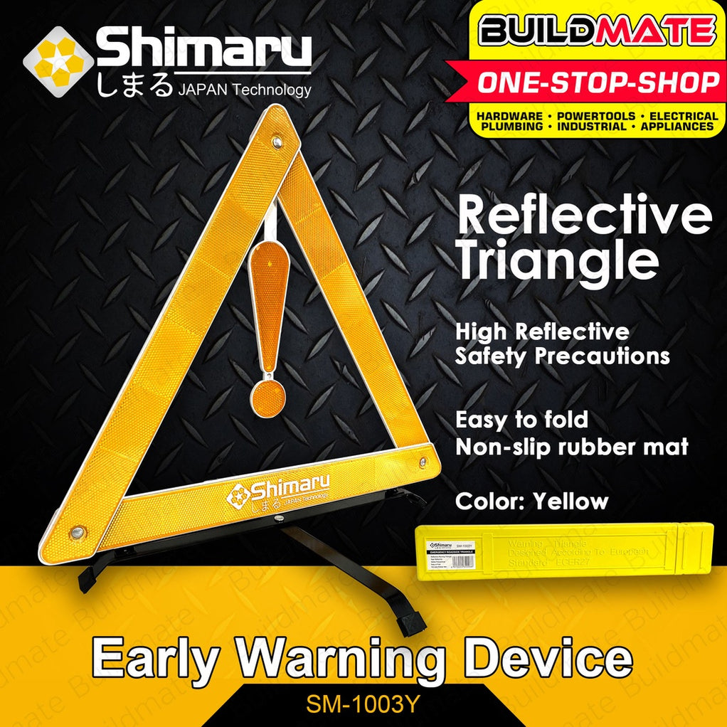 PROMAN | SHIMARU Safety Car Reflective Early Warning Device Triangle E ...