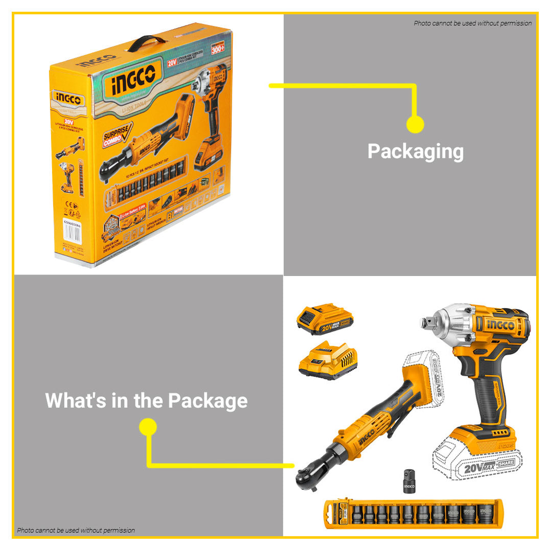 [EXCLUSIVE] INGCO Heavy Duty 20V Li-ion Cordless Impact Wrench ...