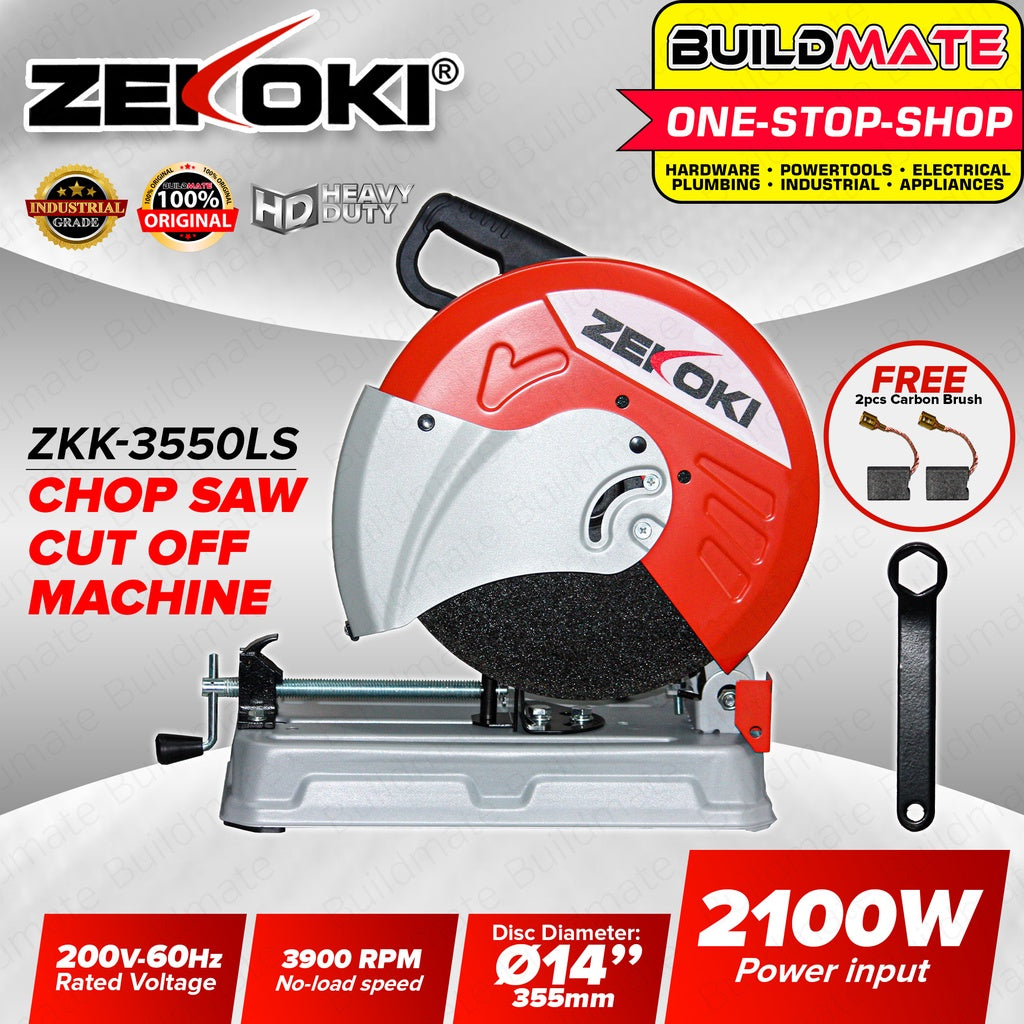 ZEKOKI Chop Saw Cut Off Machine 2100W 355mm ZKK-3550LS •NEW ARRIVAL ...