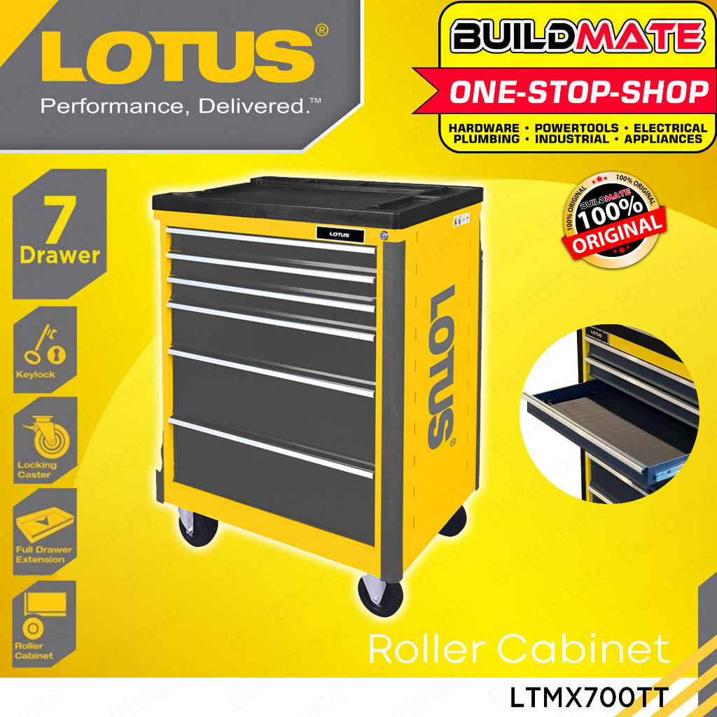 BUILDMATE Lotus 7Layer Roller Cabinet Drawer Tool Trolley Organizer St ...