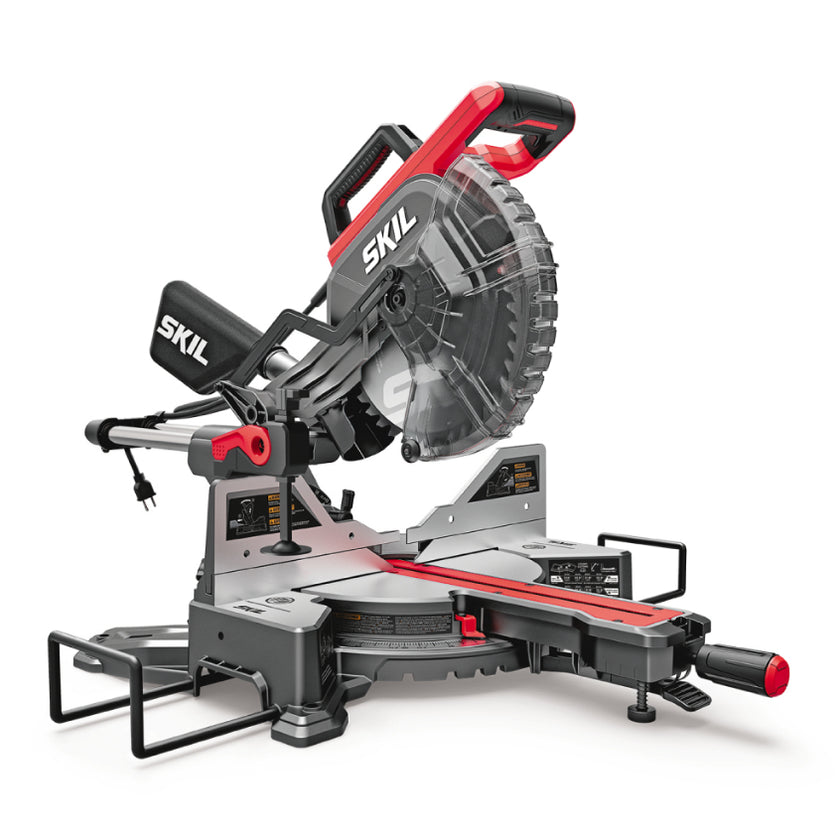 BUILDMATE Skil 2000W 10" Inch Miter Saw Dual Bevel Sliding Compound Wo ...