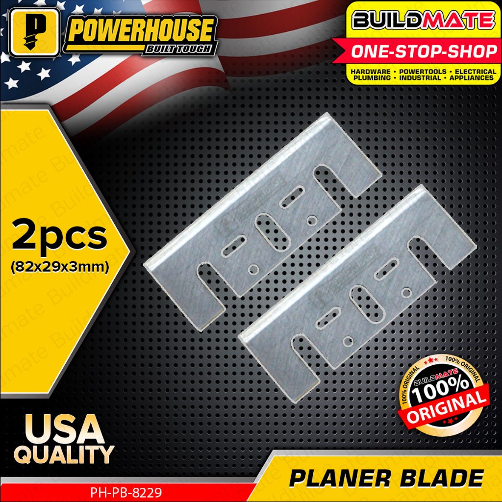 BUILDMATE Powerhouse 82MM Planer Blades High Speed Steel Planning Knif ...